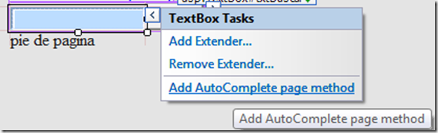 PrudeSoft: Utilizar el TextBox autocomplete del Ajax Control ToolKit
